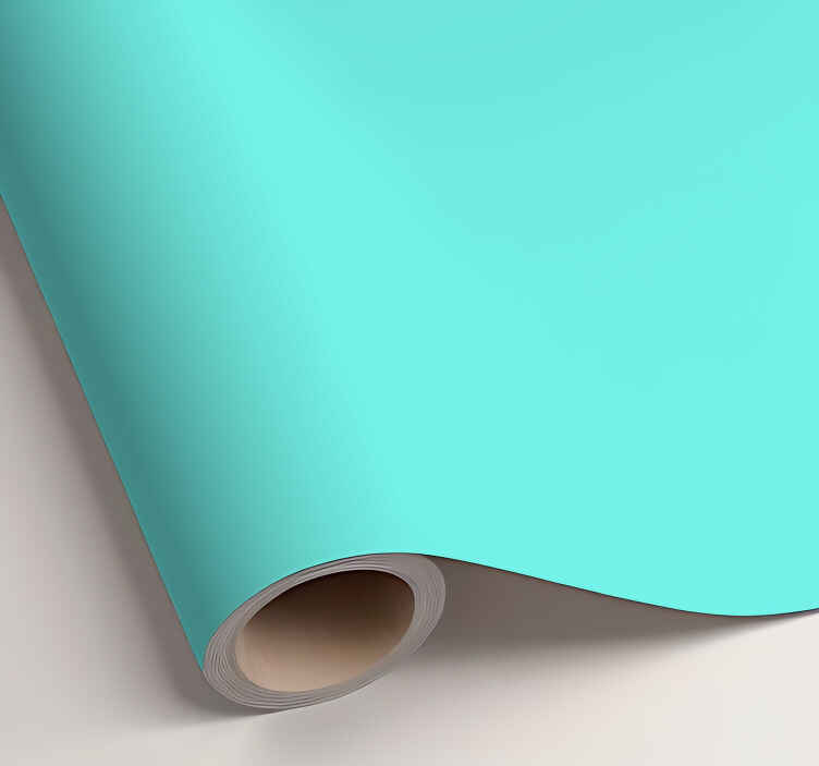 Matte Light Turquoise plain sticker