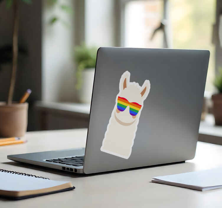 Laptop Sticker lgbt-lama