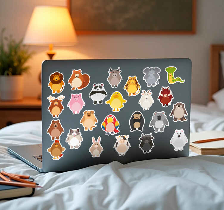 Laptop Aufkleber tier-Sticker-Kollektion