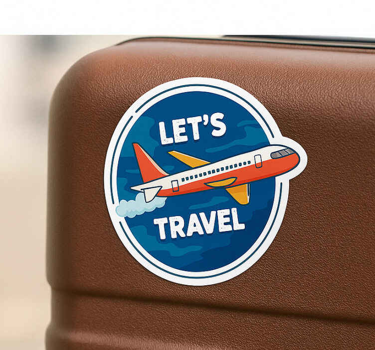 Travel Set tourism stickers
