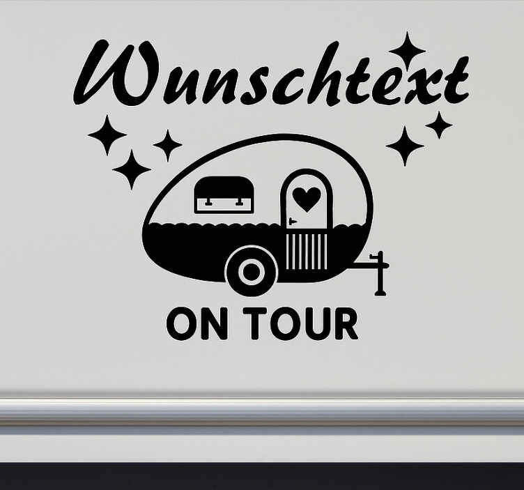 custom op tournee caravan sticker