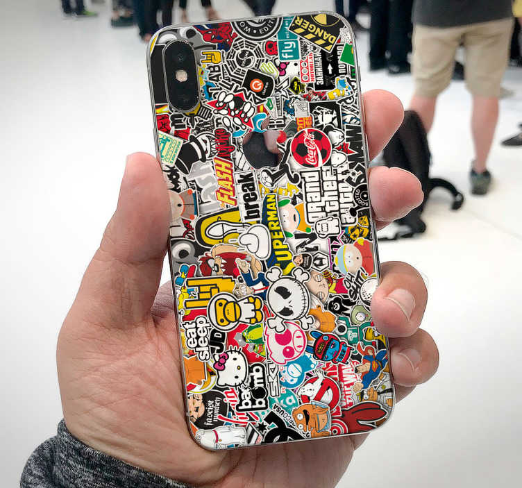 Pommi Iphone Tarra Tenstickers Pommi Iphone Tarra Tenstickers