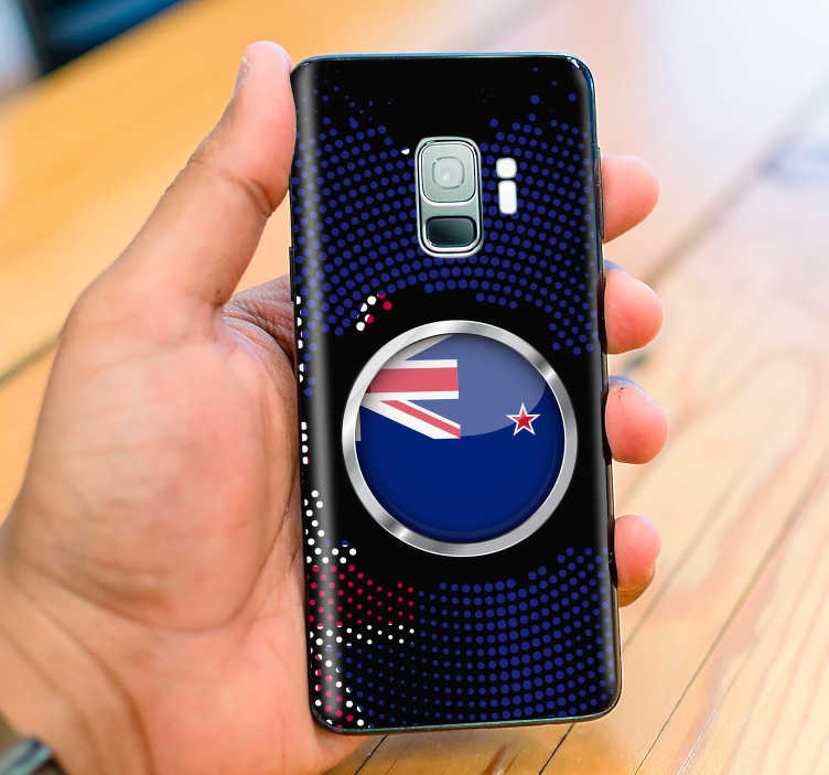 new zealand flag samsung sticker - TenStickers