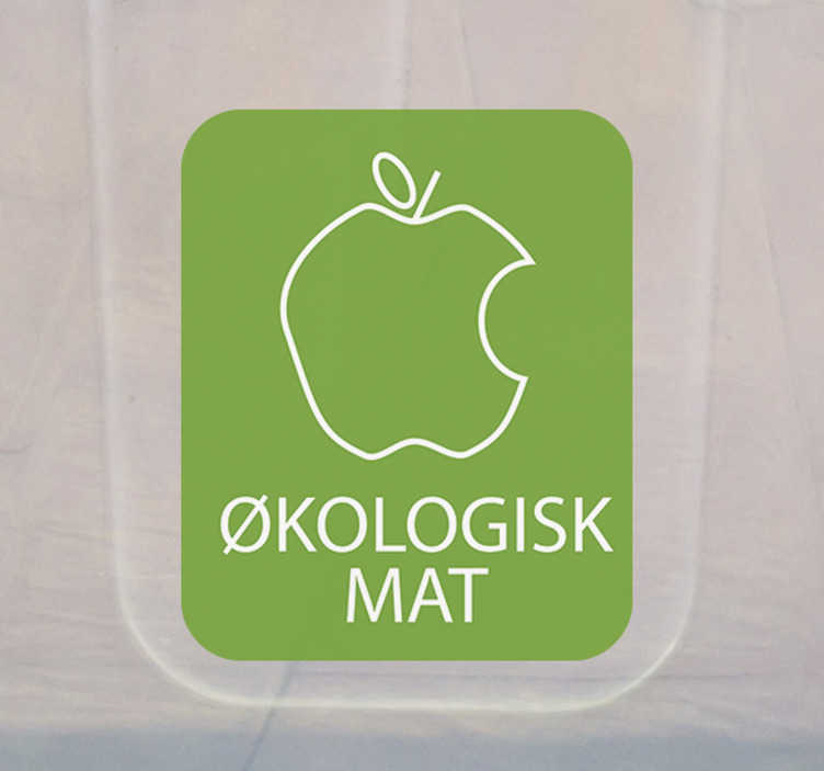 Organisk resirkulering av veggen på hjemmet - Tenstickers