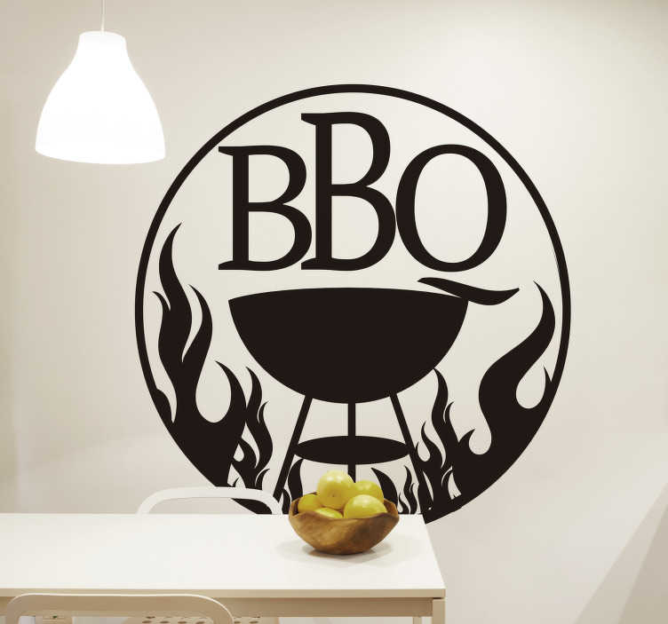 BBQ food wall sticker - TenStickers
