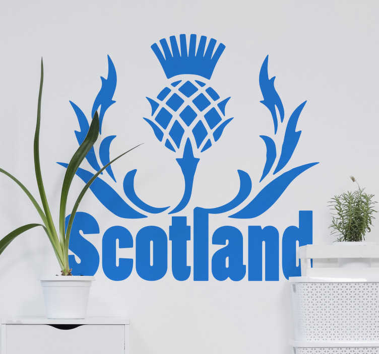 Scottish Thistle wall decor - TenStickers