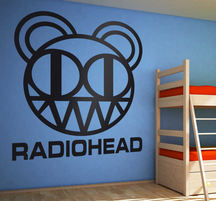 Sticker decorativo logo Radiohead - TenStickers
