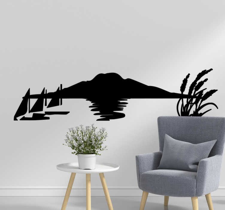 Auckland Harbour wall decal - TenStickers