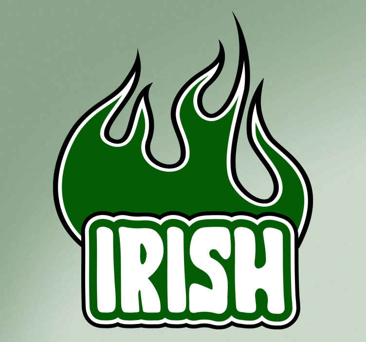 Team Irish car decal - TenStickers