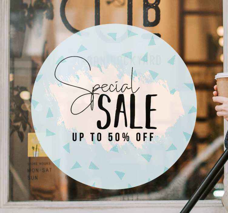 Special sale window decal - TenStickers
