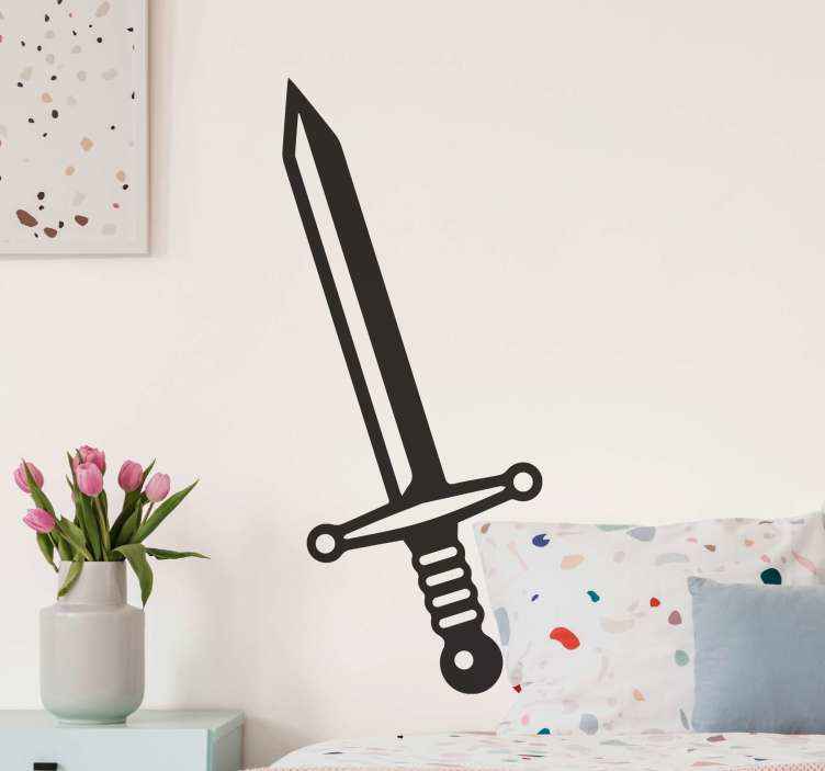Vinil objeto Espada simples - TenStickers