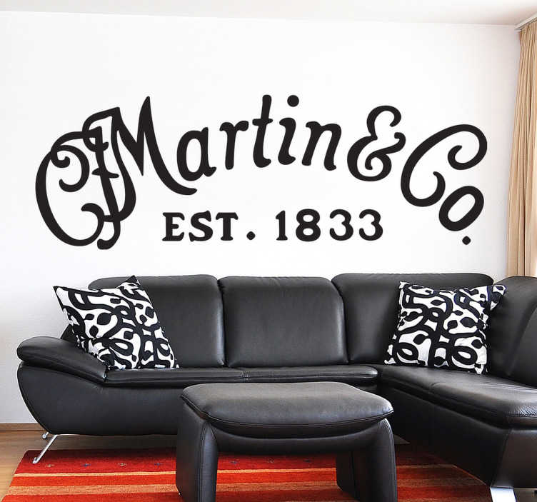 Sticker decorativo logo Martin & Co - TenStickers