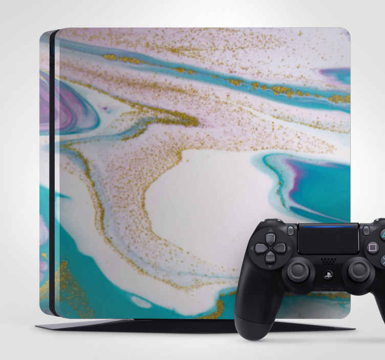 Marble texture pattern PS4 skin