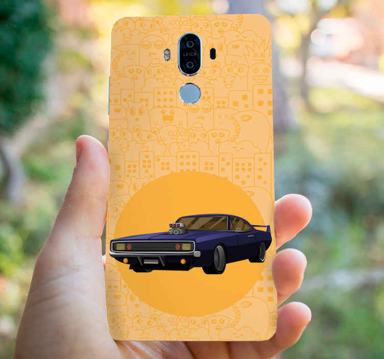 Huawei Sticker vintage-renndesign