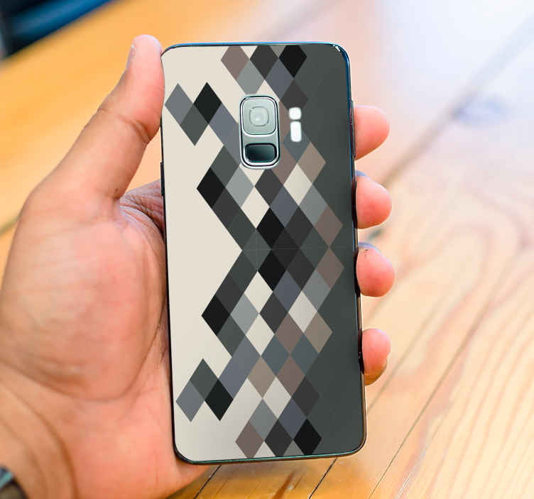 Diamond Pattern Samsung stickers