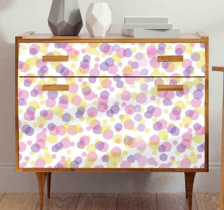 Bubble Patterned Surface furniture sticker