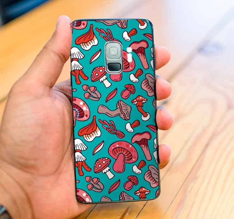 Colorful Mushroom Concept Samsung stickers