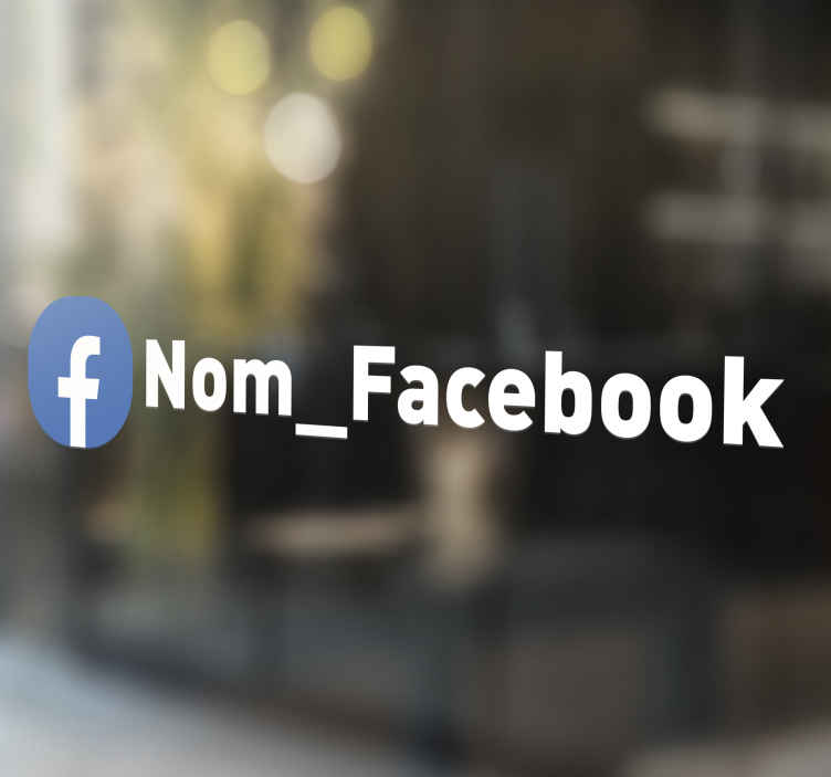 Autocollants kit Facebook personnalisable - TenStickers