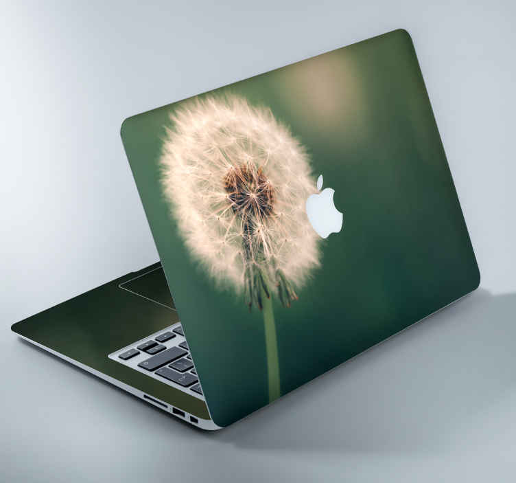 Vinilo skin para notebook diente leon - TenVinilo