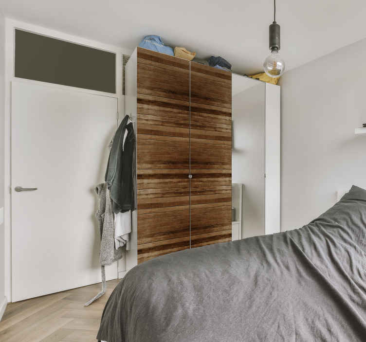 Autocollant pour meuble texture bois - TenStickers