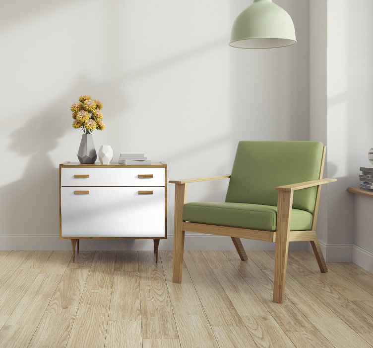 White furniture decal - TenStickers