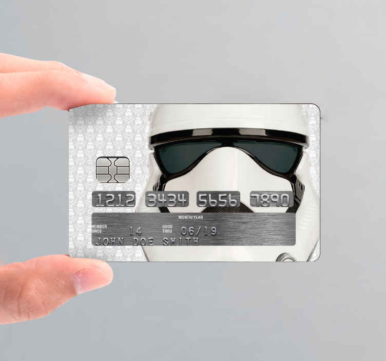 Vinilo para tarjeta de crédito cine de Star Wars - TenVinilo