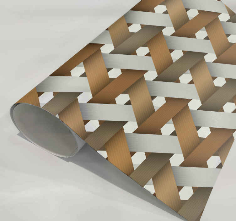 scandinavian white wood furniture decal - TenStickers