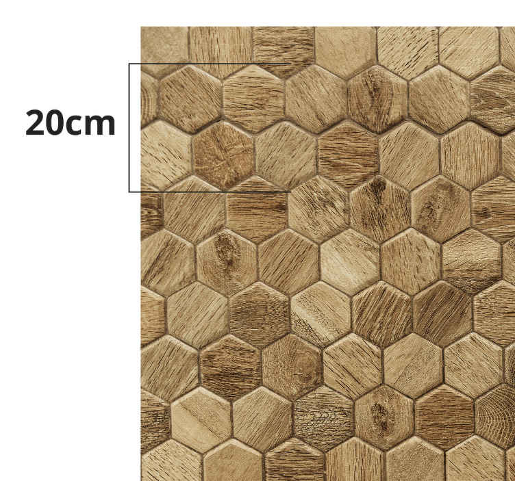 Geometric tiles wall mural decal - TenStickers