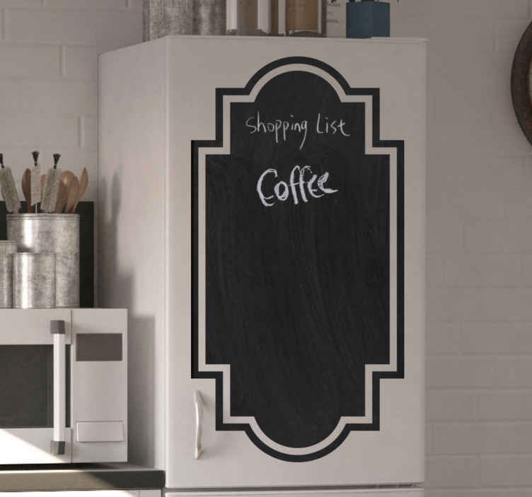 Frame design write on sticker - TenStickers