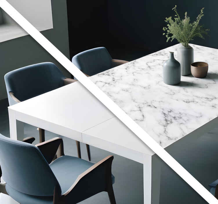 Grey marble for table sticker for dining room