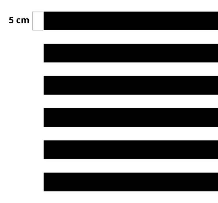 Horizontal lines furniture decal - TenStickers