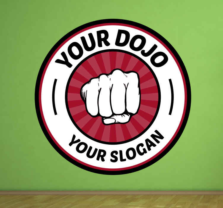 Customisable Dojo Sticker - TenStickers
