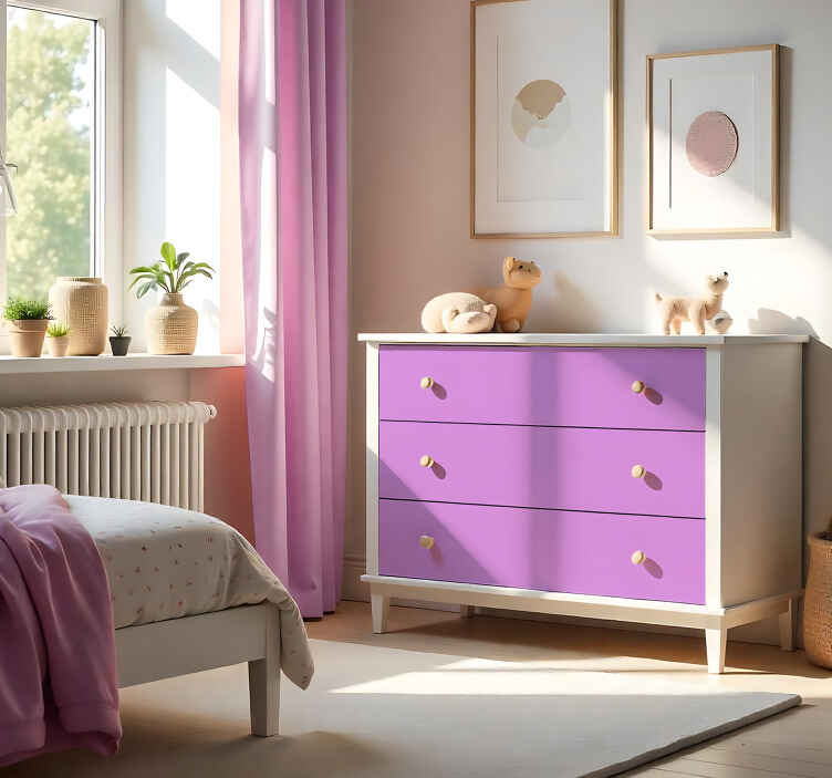 Mat roze vinyl stickervel kleuren