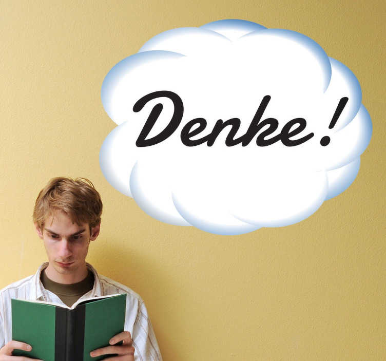 Denken Sticker - TenStickers