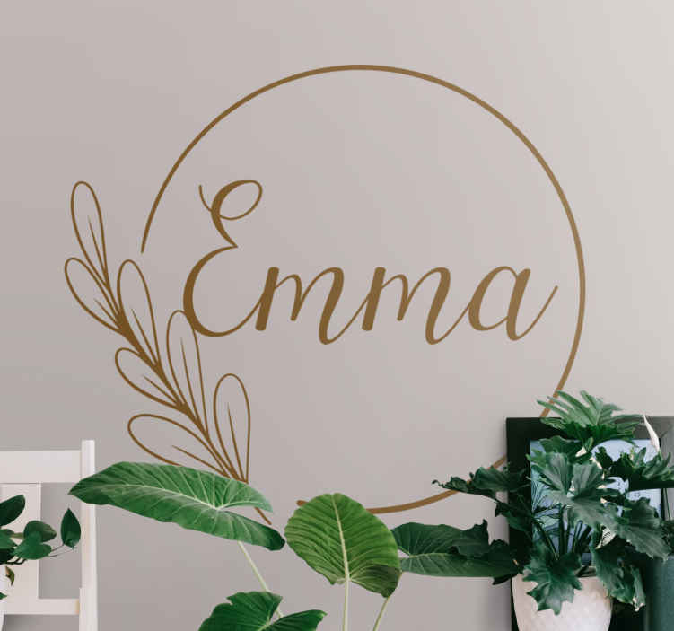 Stylish Custom Name Custom Decal TenStickers Stylish Custom Name Custom Decal TenStickers