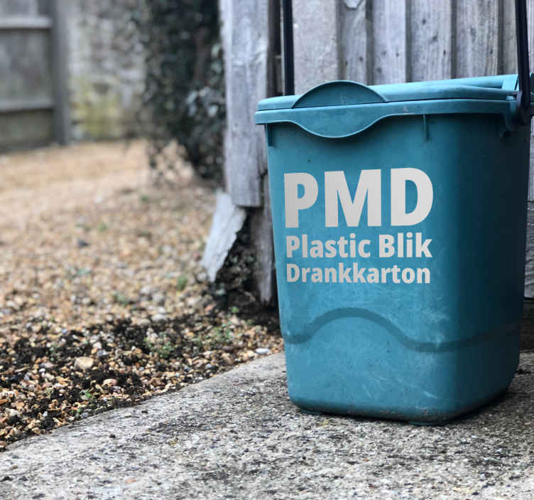 Container sticker PMD - TenStickers