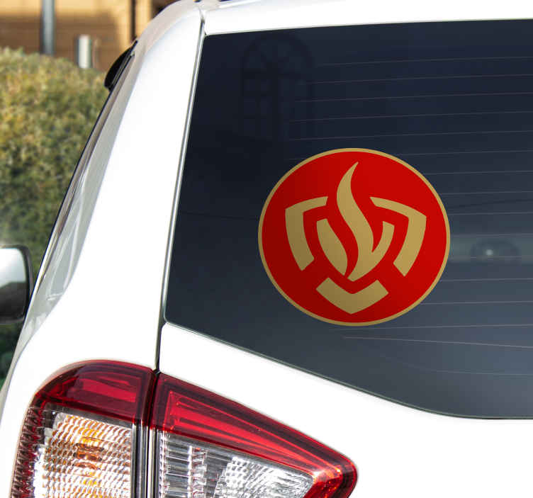 Autosticker brandweer logo - TenStickers