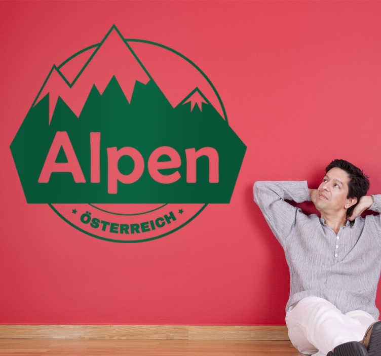 Aufkleber Alpenº - TenStickers