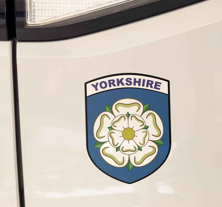 Yorkshire car window sticker - TenStickers