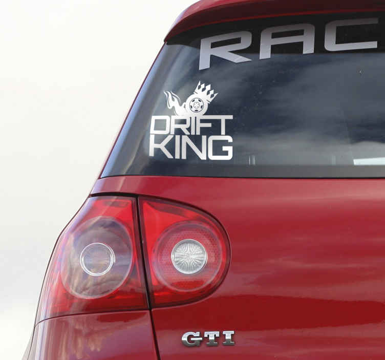 Drift king car decal stickers - TenStickers