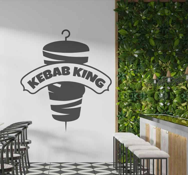 Kebab food wall sticker - TenStickers