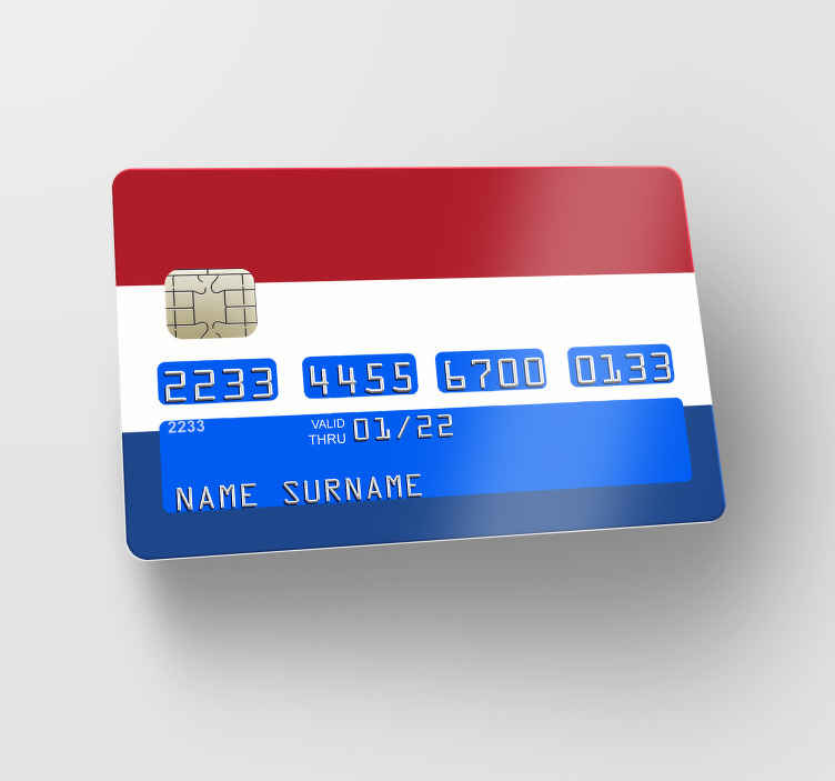 Pinpas stickers nederlandse vlag - TenStickers