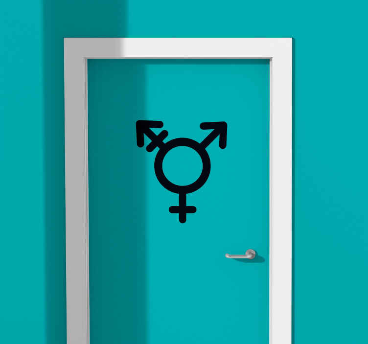 Inclusive icon vinyl sign sticker