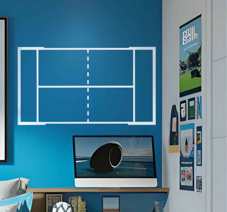 paddle court wall decor