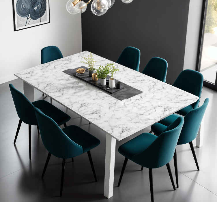 Grey marble for table sticker for dining room