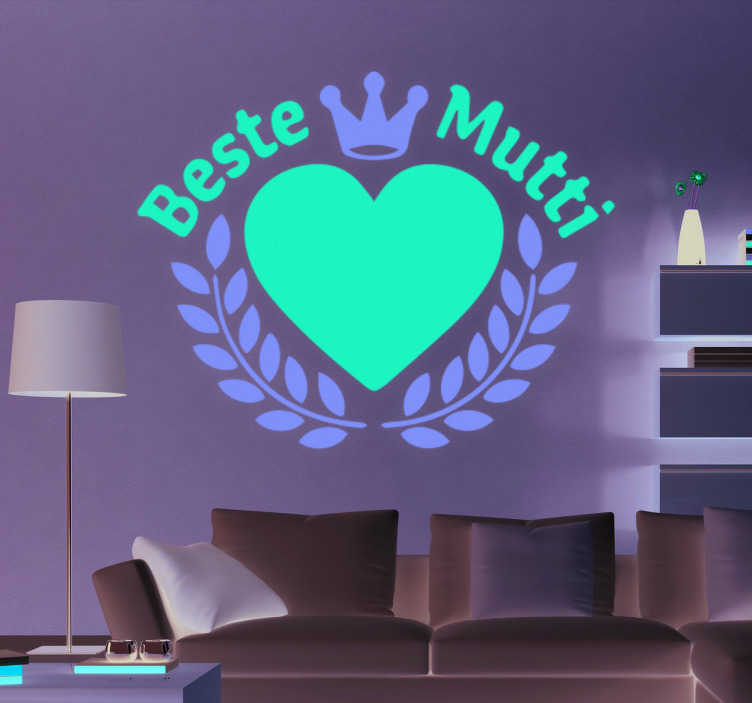 Wandtattoo Beste Mutti - TenStickers
