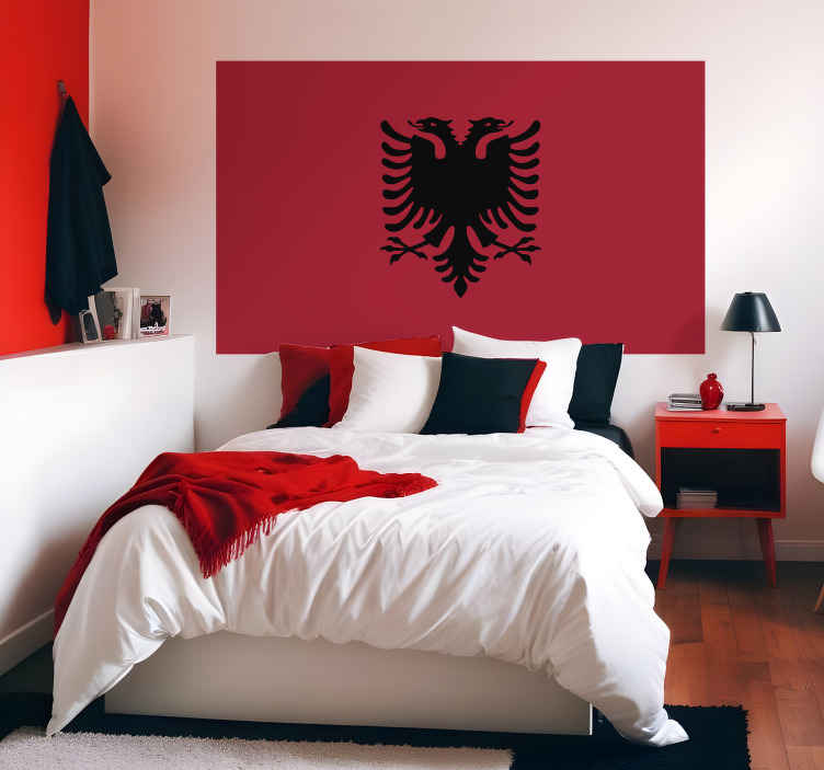 Albanië embleem Vlaggen sticker