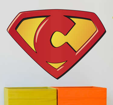 Sticker letter R slaapkamer - TenStickers