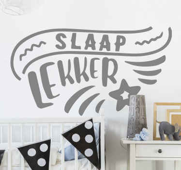 Nederlandse tekststickers voor de slaapkamer - TenStickers