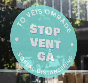 Caduceus helse symbol klistremerke - Tenstickers